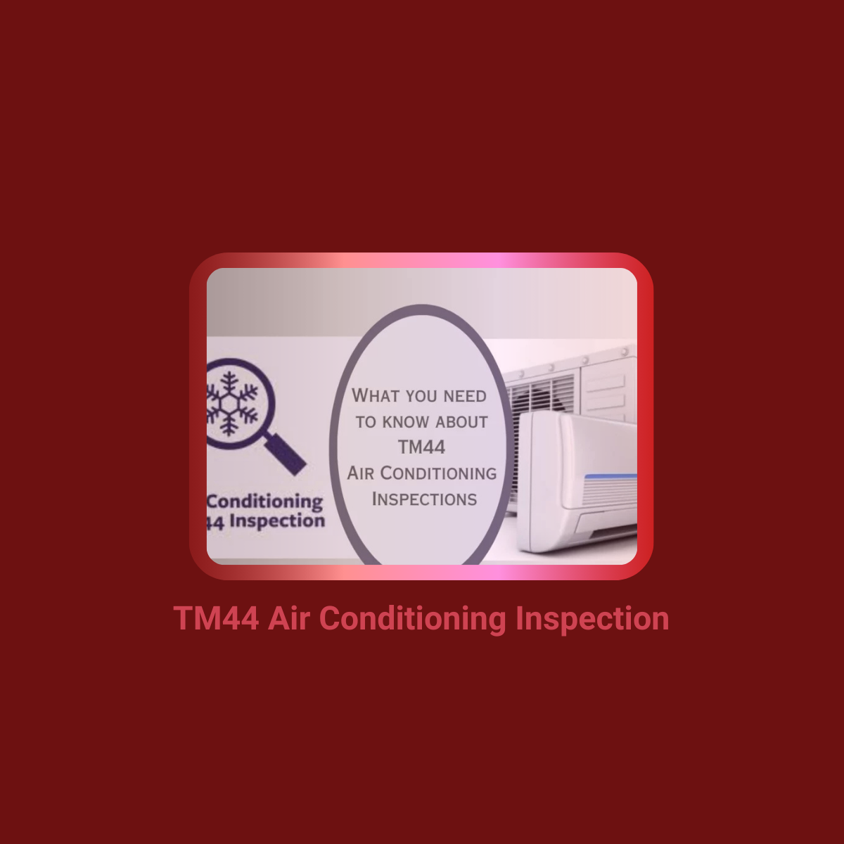TM44 Air Conditioning Inspection | BSE 3D